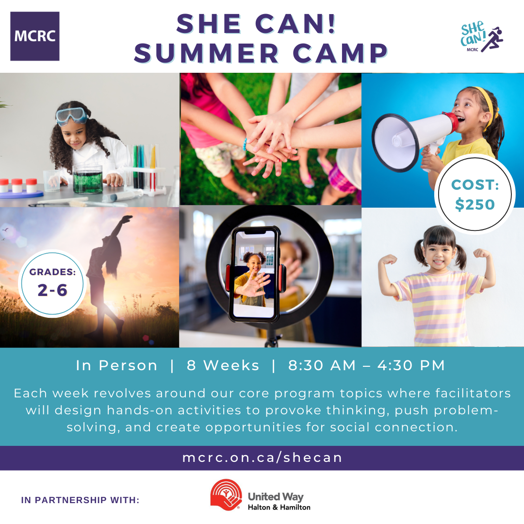 She Can Summer Camp! 2024 – MCRC